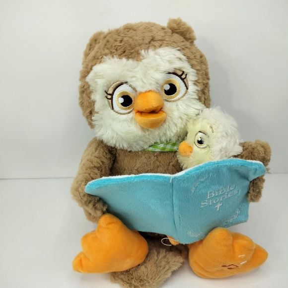 Cuddle Barn | Toys | 29 Cuddle Barn Mama Baby Owl Bible Stories Reading ...